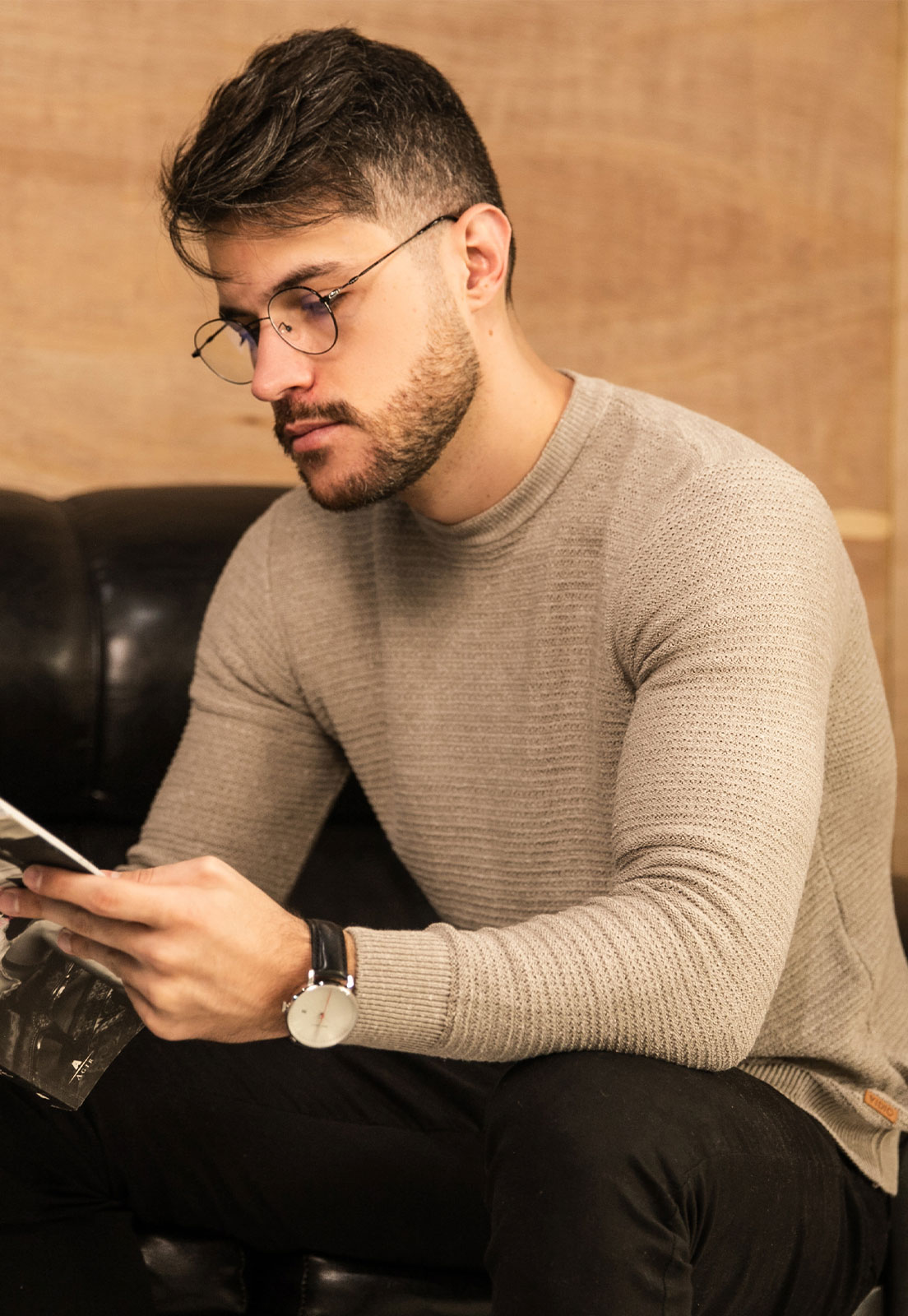 Suéter Dublin Bege Vidic - VIDIC ® | Loja Online