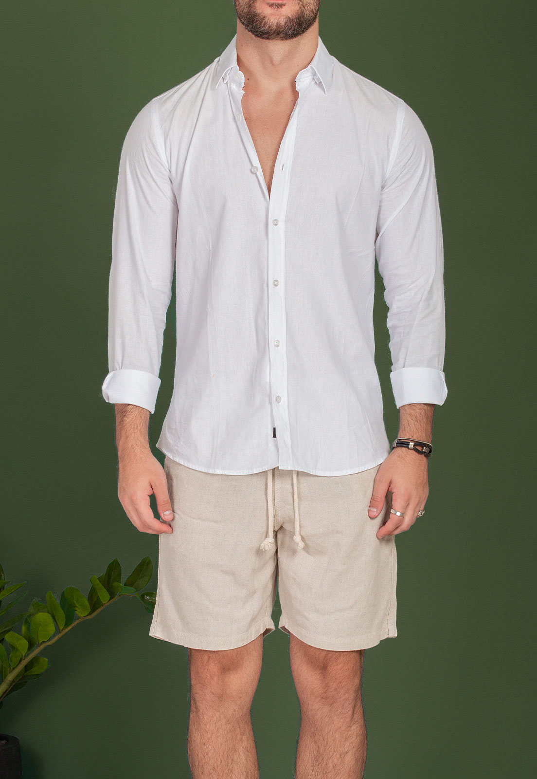 Camisa Linho Branca Vidic ML - VIDIC ® | Loja Online