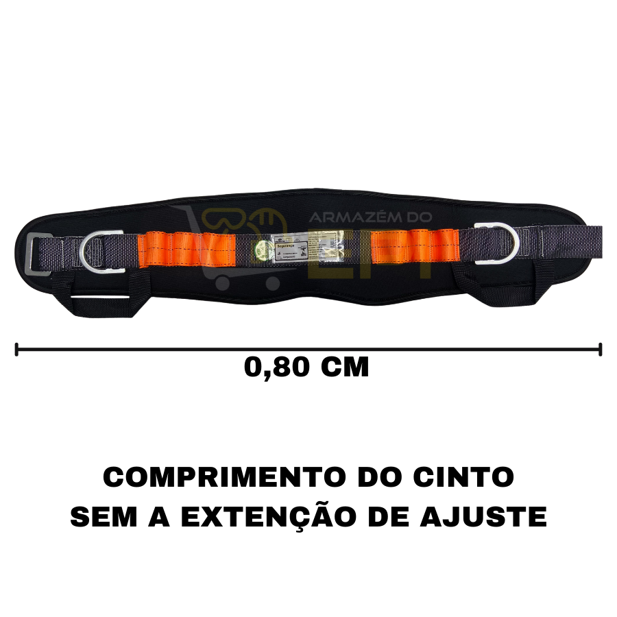 Cinto AbdO. de Posicionamento Facintos ELS Com 2 Argolas em D CA 15731 ...