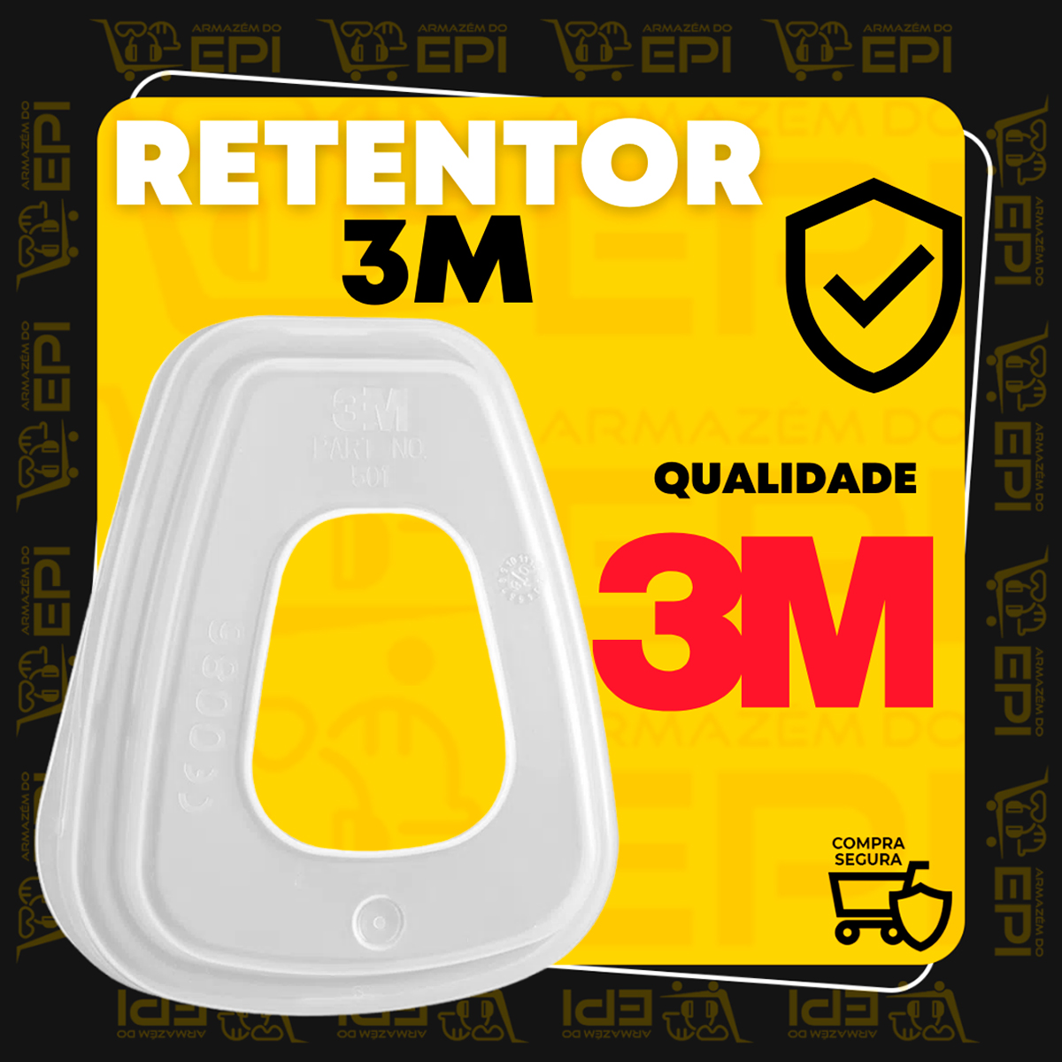 Retentor 501 3M para Filtro 5N11 - ARMAZEM DO EPI | EPI | FERRAMENTAS ...