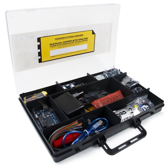 Kit para Arduino Master Kit Iniciante V8 + Placa UNO R3 + Kit Avançado ... Kit para Arduino Master Kit Iniciante V8 + Placa UNO R3 + Kit Avançado ...