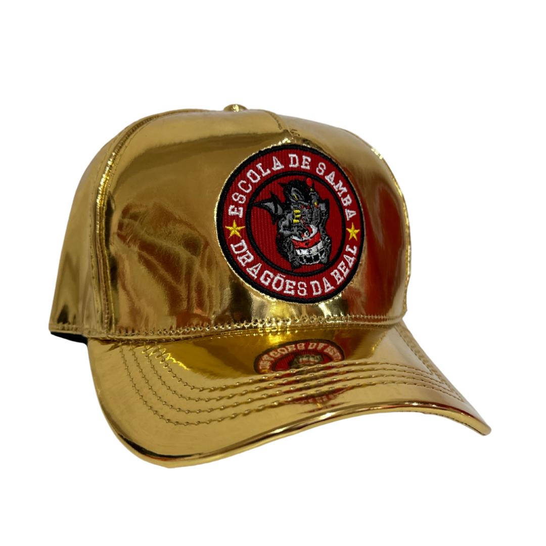Boné Dourado 2026 - Escola de Samba Dragões da Real
