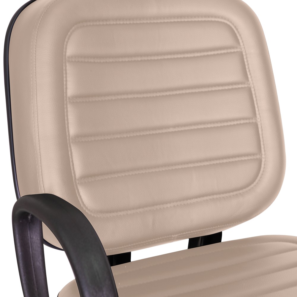 Cadeira Obeso Belluno Plus Size Giratória Relax Bege - Arazzi