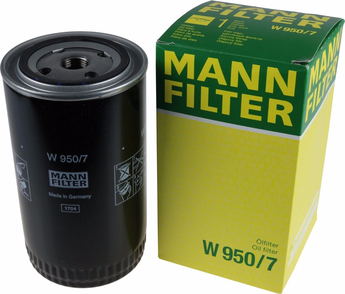 MANN W950/7 - Filtro de Óleo Lubrificante - Showlub