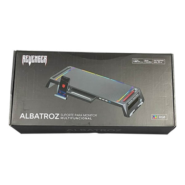 SUPORTE PARA MONITOR MULTIFUNCIONAL RGB REVENGER ATZ001 4 USB COM ...