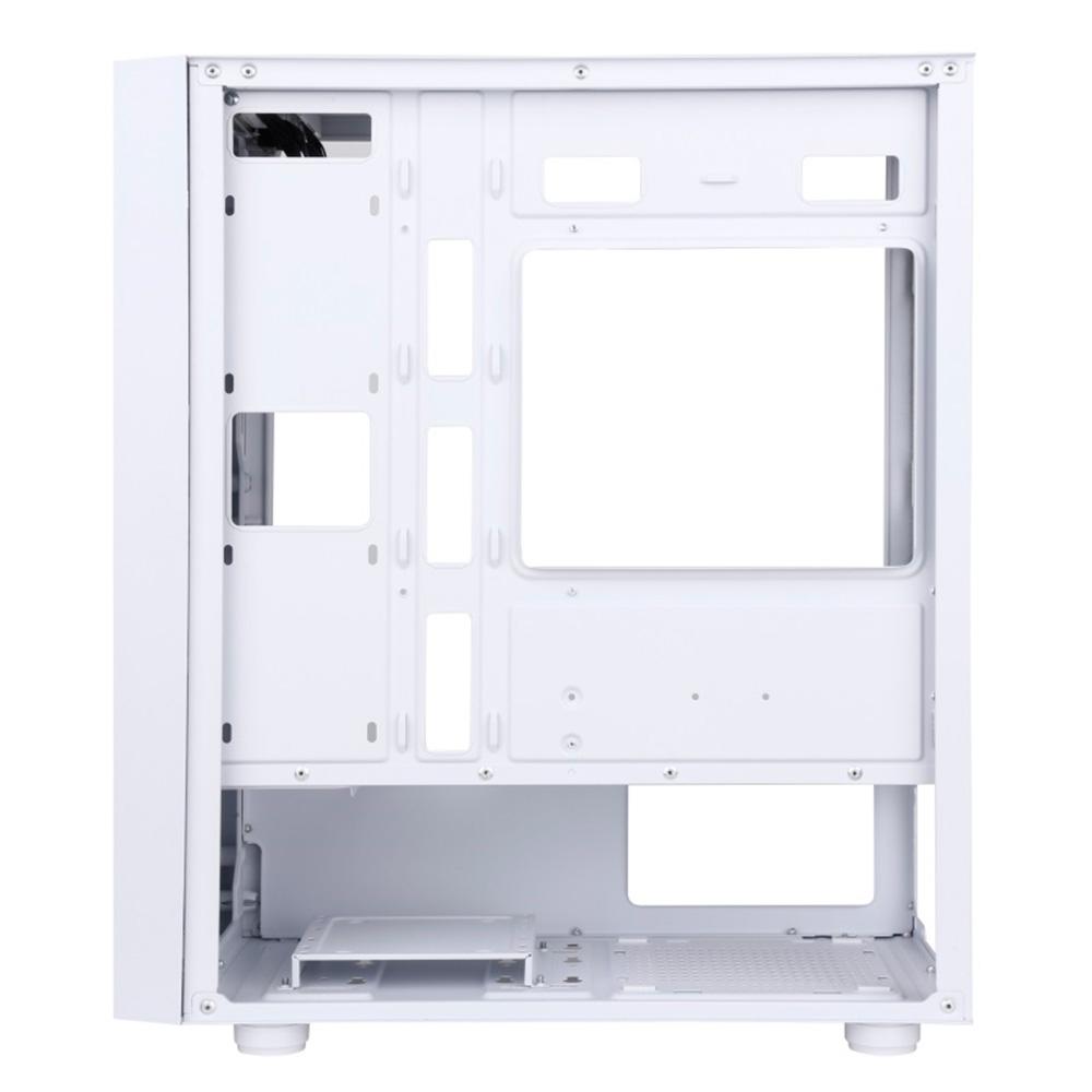 GABINETE GAMER LIKETEC ORBITAL SNOW MINI TOWER RGB M-ATX LATERAL EM ...