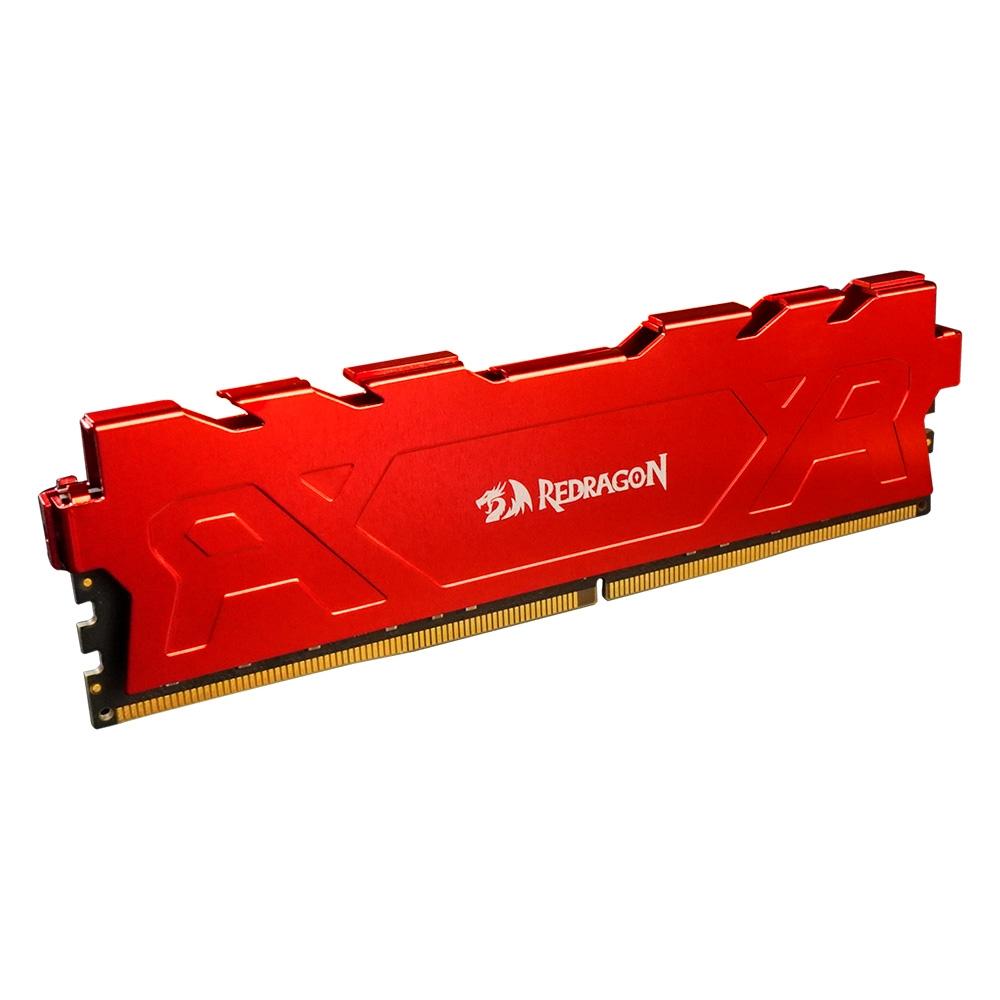 MEMÓRIA RAM 16GB DDR4 3200MHZ REDRAGON RAGE COM DISSIPADOR VERMELHO ...
