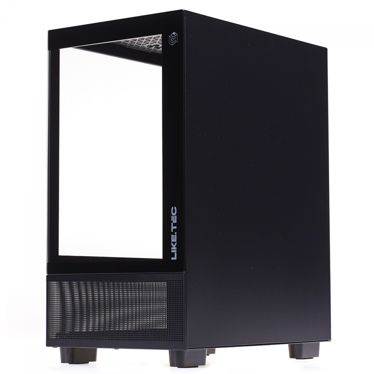 GABINETE GAMER LIKETEC OPERA DARK MID TOWER VIDRO TEMPERADO M-ATX BLACK ...