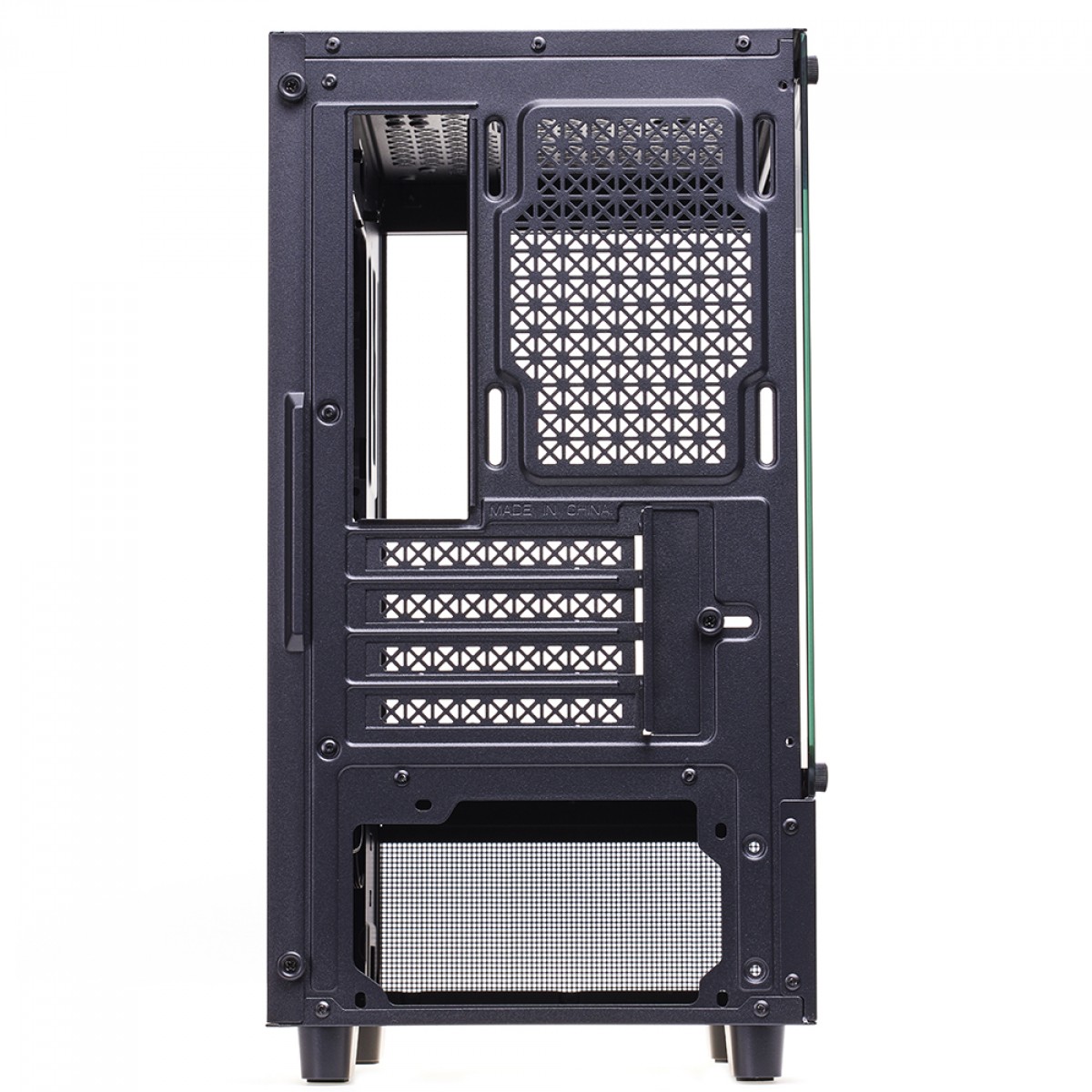 GABINETE GAMER LIKETEC OPERA DARK MID TOWER VIDRO TEMPERADO M-ATX BLACK ...