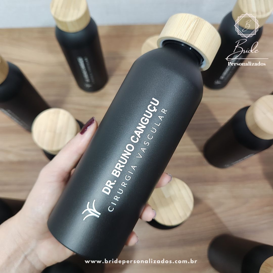 Garrafa Térmica Personalizada com logomarca gravada a laser - Bride ...