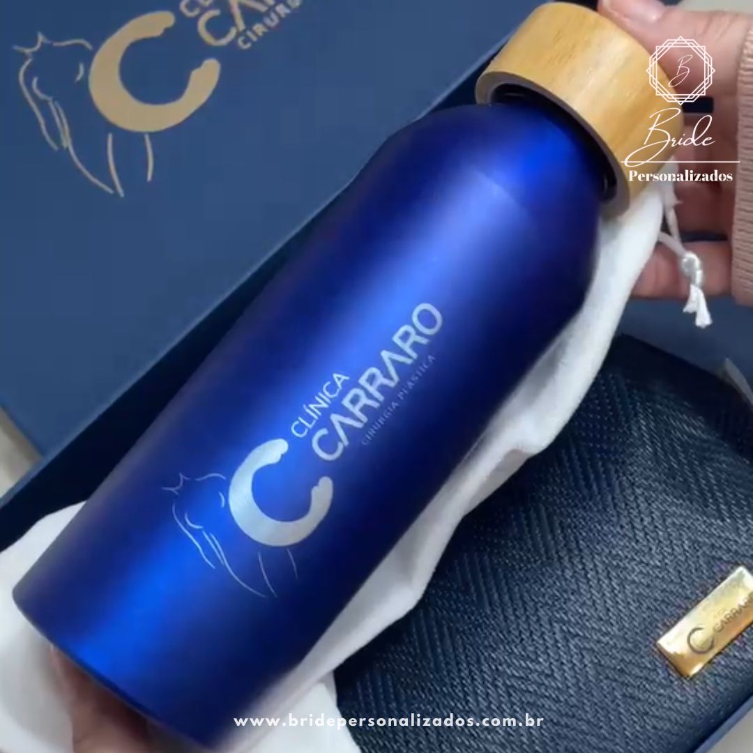 Garrafa Térmica Personalizada com logomarca gravada a laser - Bride ...