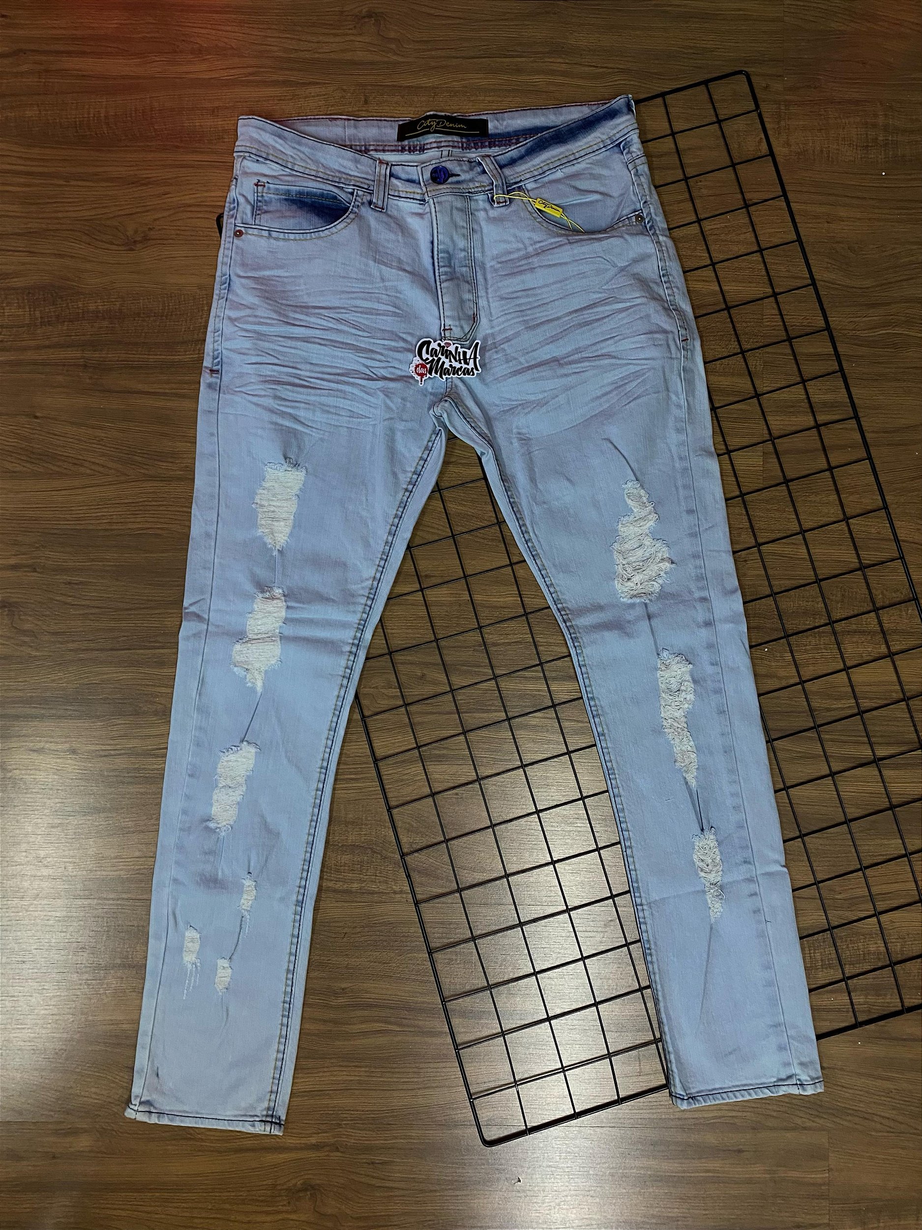 Calça Jeans Masculina City Denim- 2500247 - CARINHA DAS MARCAS