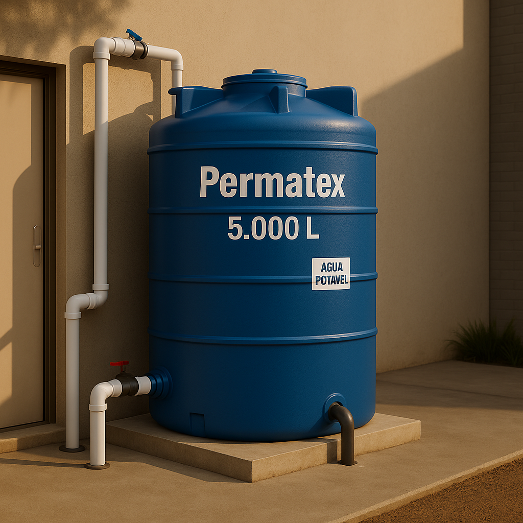 Tanque 5000L Infibra Permatex - Polietileno - Deville Kerr