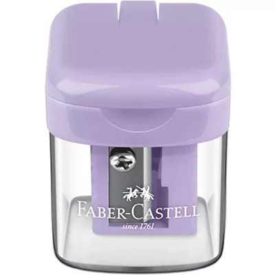 Apontador com Depósito Minibox Faber-Castell - Abelha Papelaria