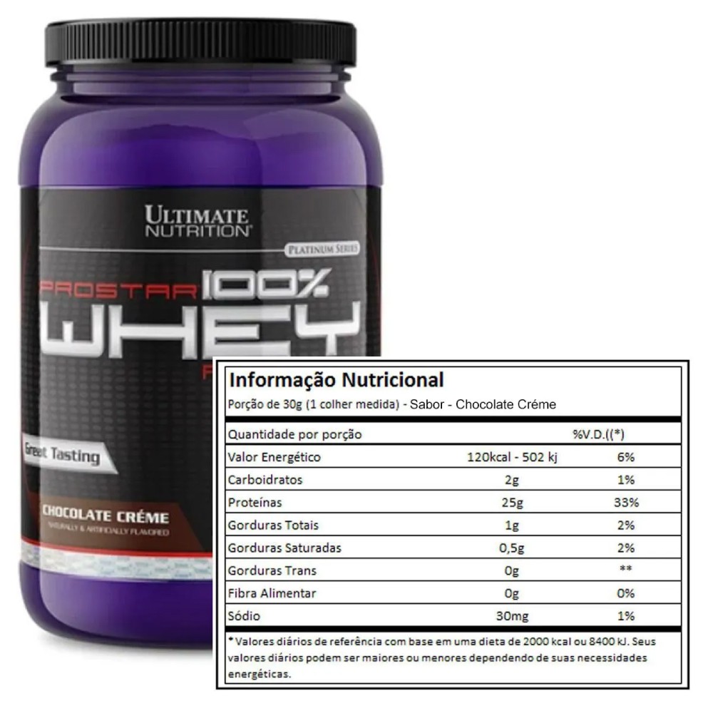 Prostar 100% Whey Protein - Ultimate Nutrition - BH Suplementos
