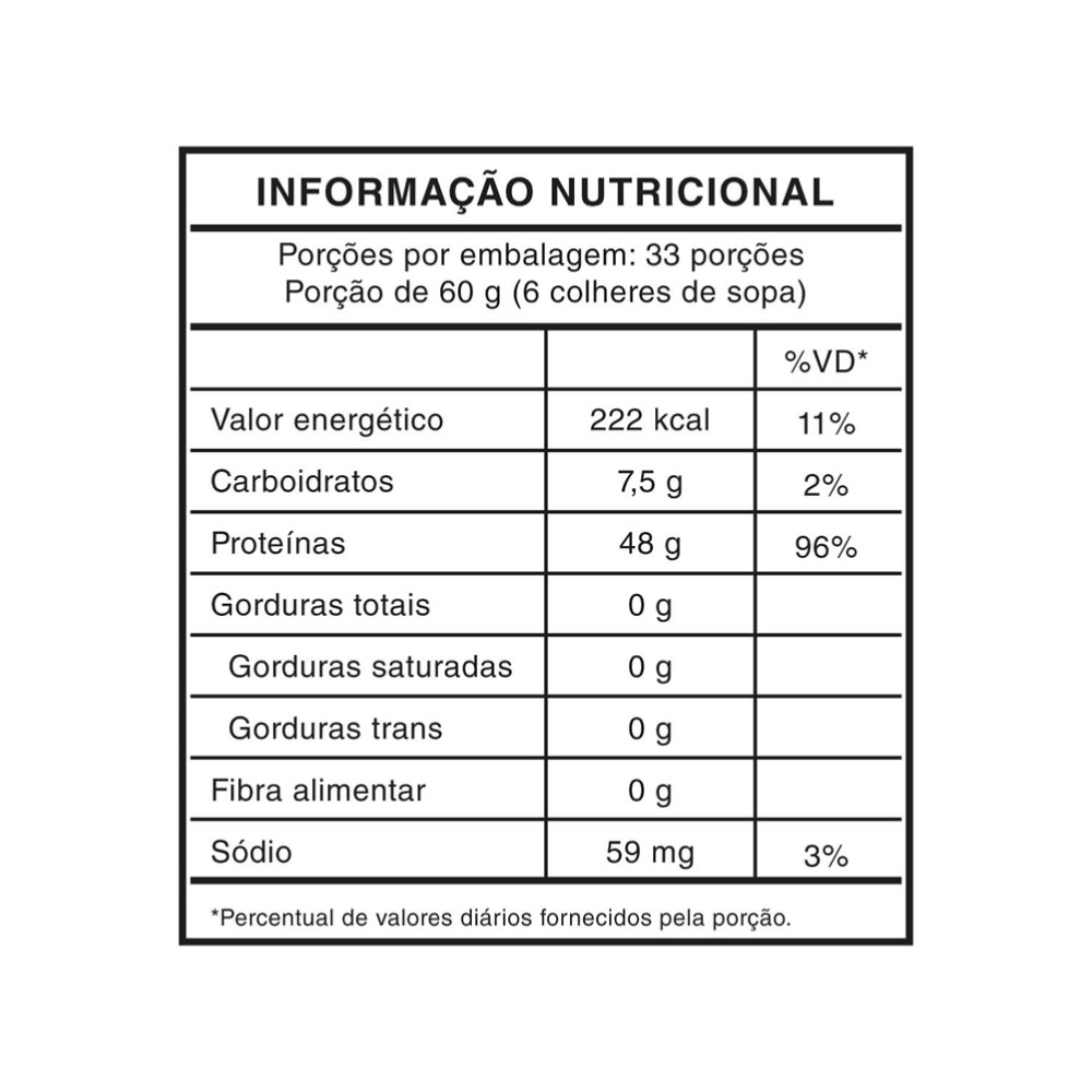 6 Six Gold 100% Protein Isolate 2kg - Bodybuilders - BH Suplementos