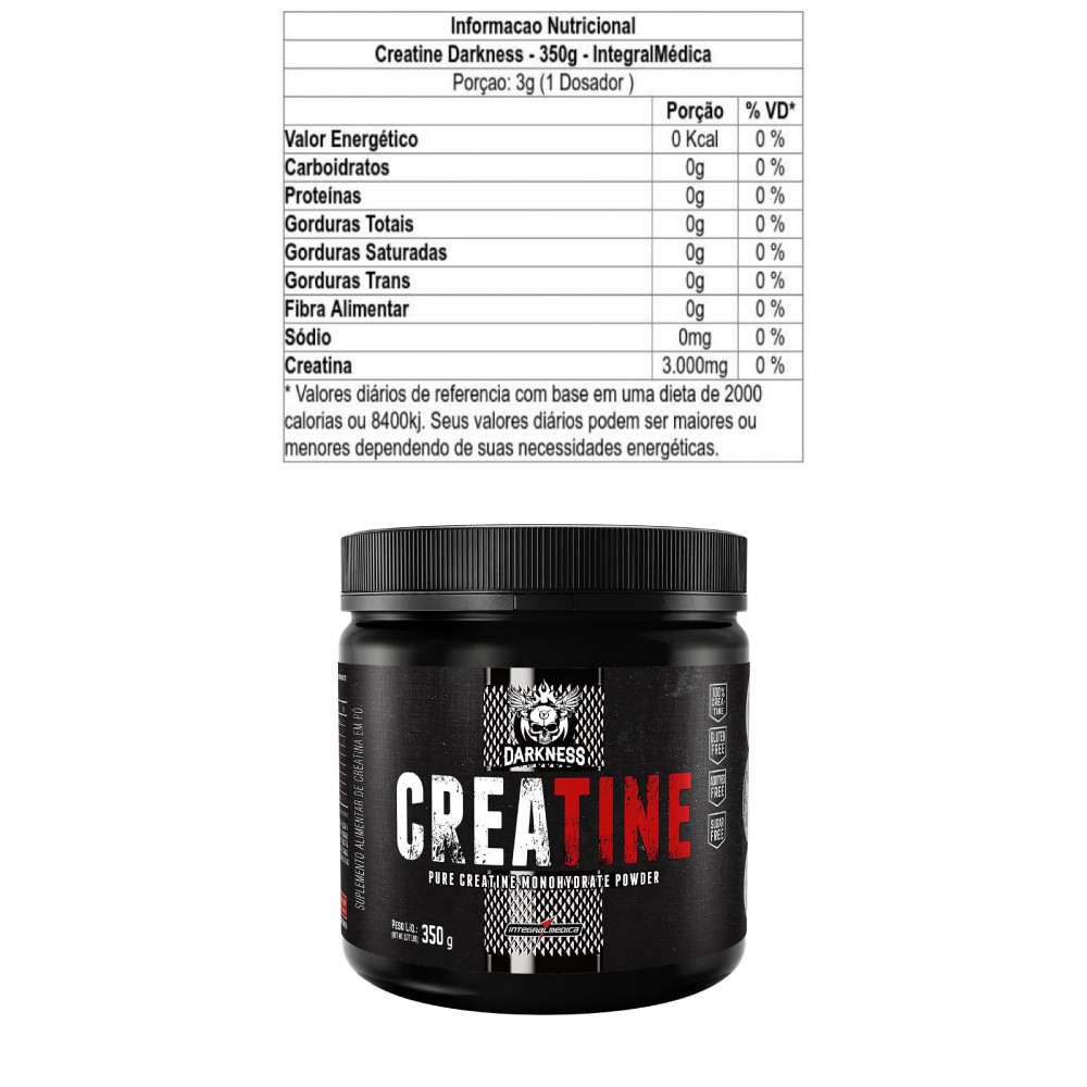 CREATINE DARKNESS - Integralmedica - BH Suplementos