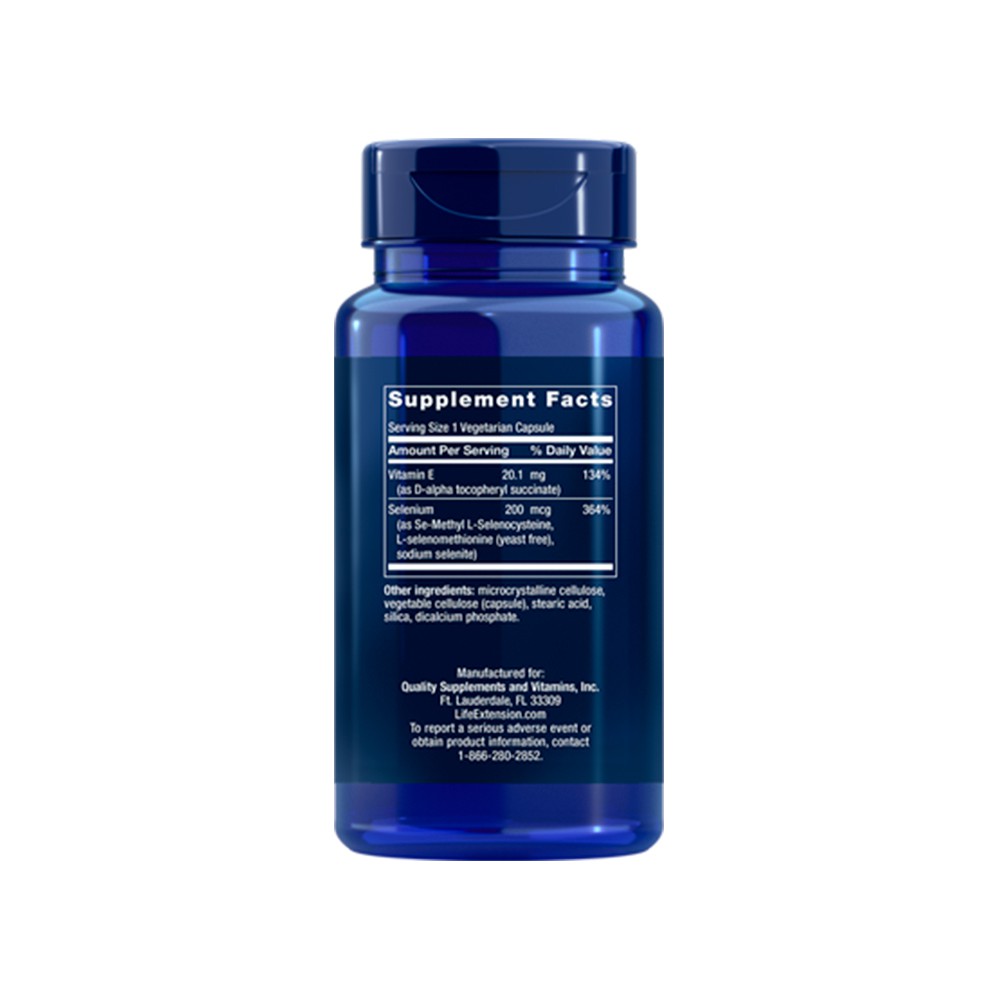 Super Selenium Complex com Vitamina E 100 Cápsulas - Life Extension ...