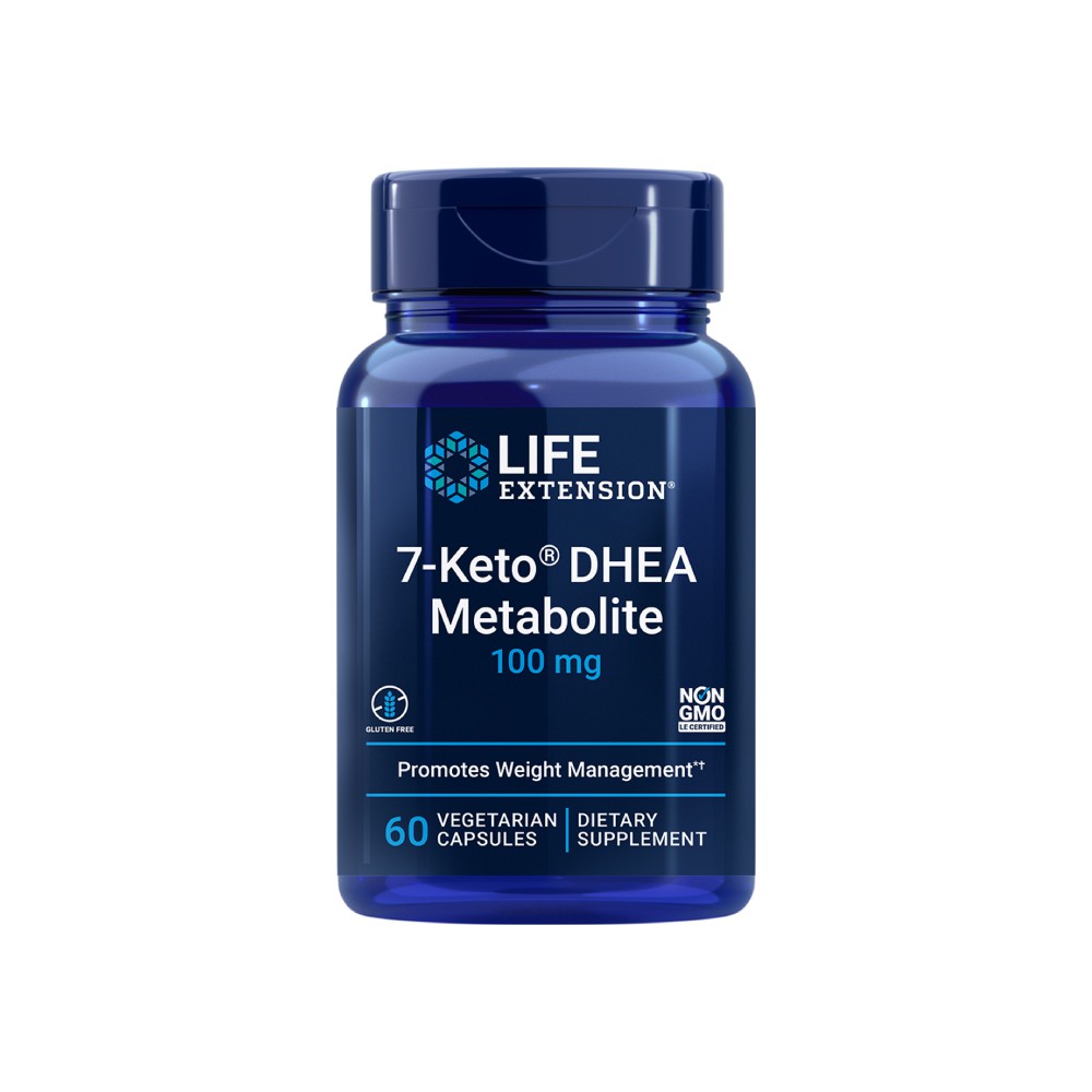 7-KETO DHEA Metabolite 100mg 60 Cápsulas - Life Extension - BH Suplementos