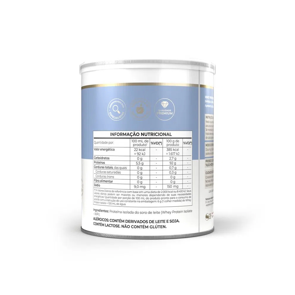Whey Protein Isolate 250g - Vitafor - BH Suplementos