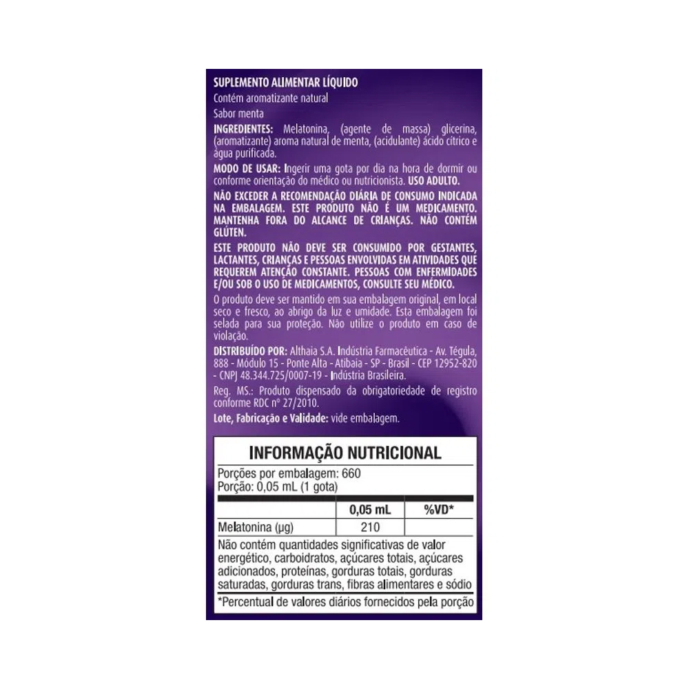 Melatonina Fast 210mcg 30ml - Equaliv - BH Suplementos