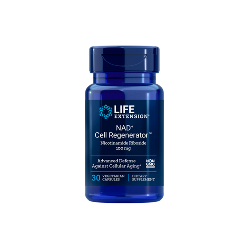 NAD+ Cell Regenerator 100mg 30 Veg Cápsulas - Life Extension - BH ...