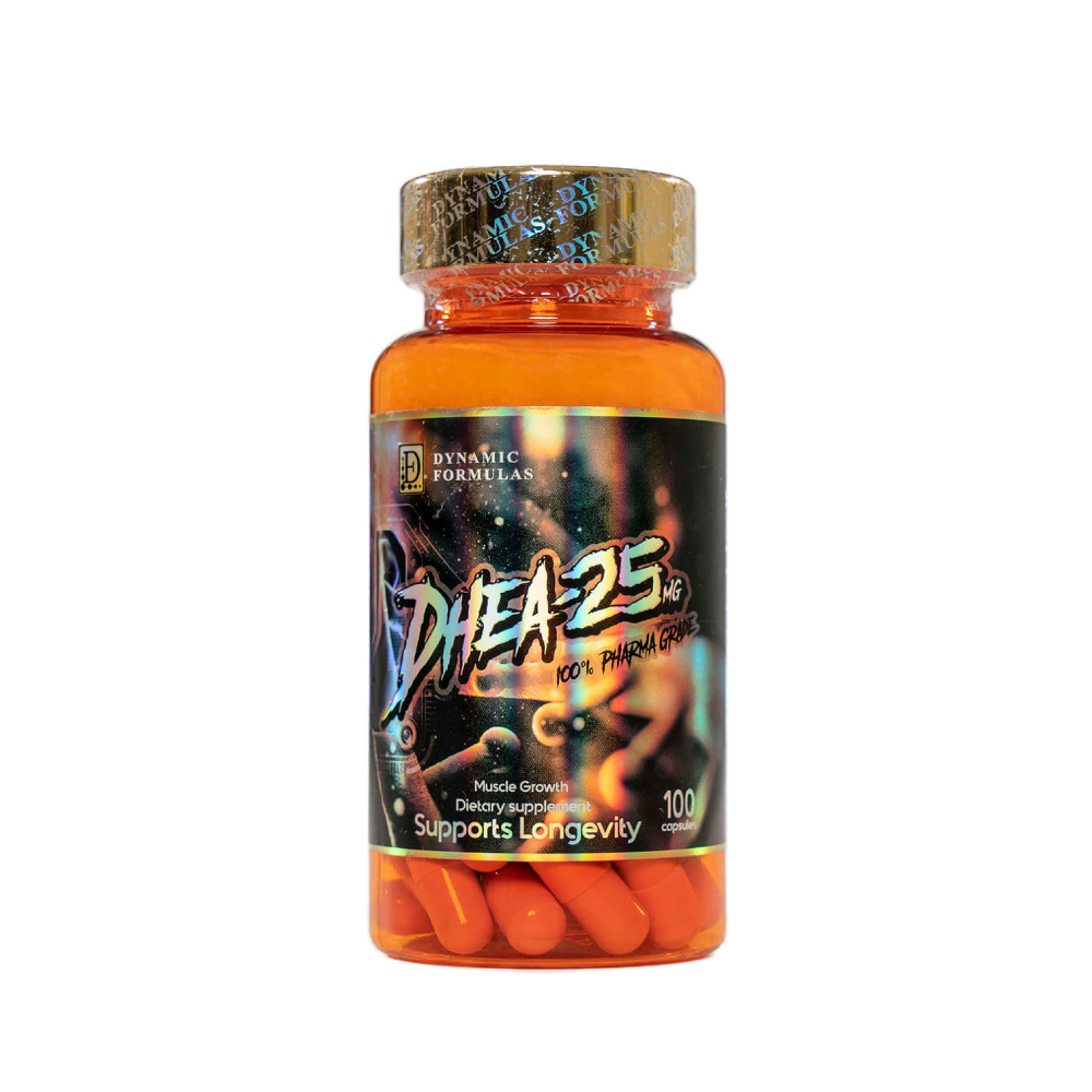 DHEA 25mg 100 Cápsulas - Dynamic Formulas - BH Suplementos