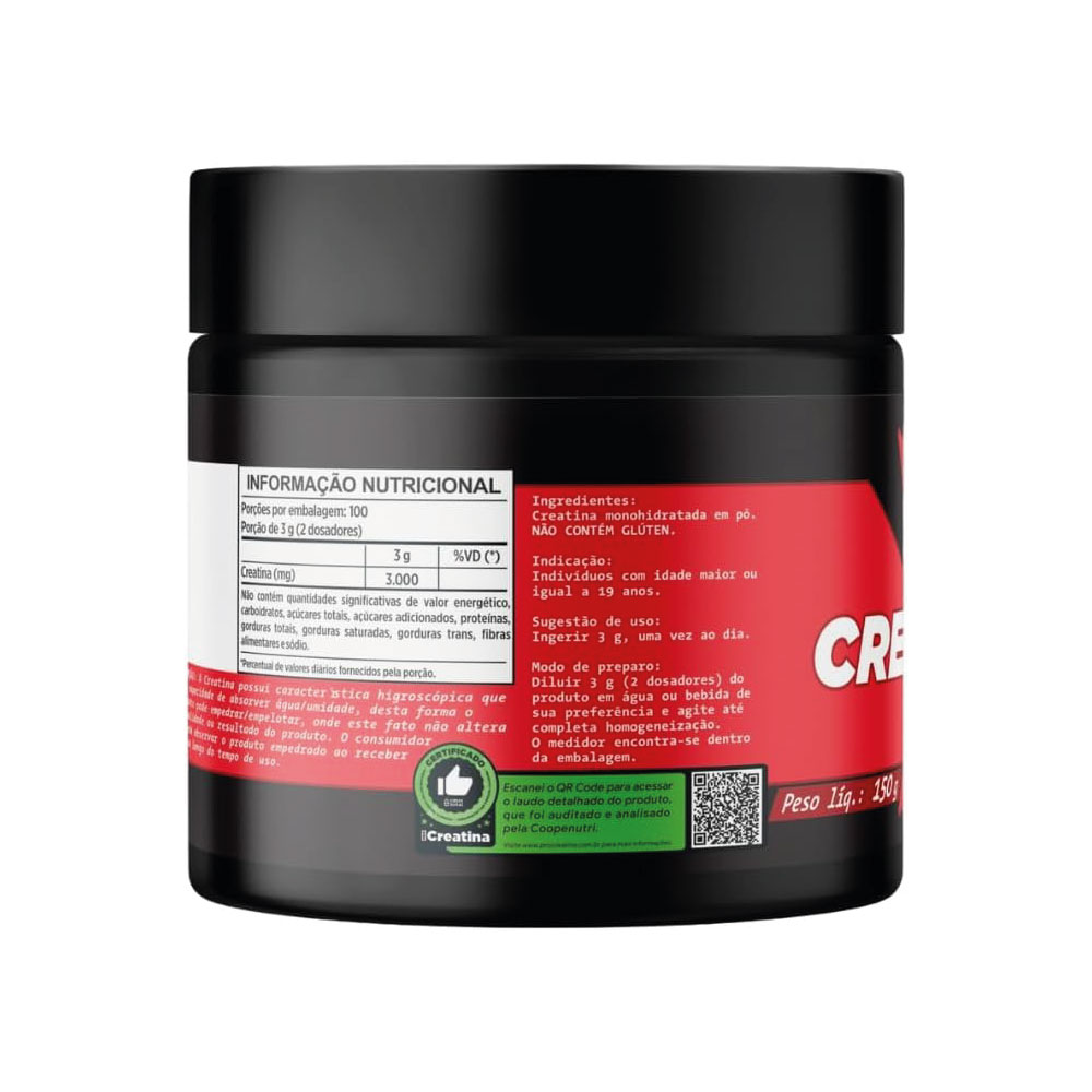 Creatina Monohidratada 300g - Masterway Suplementos - BH Suplementos