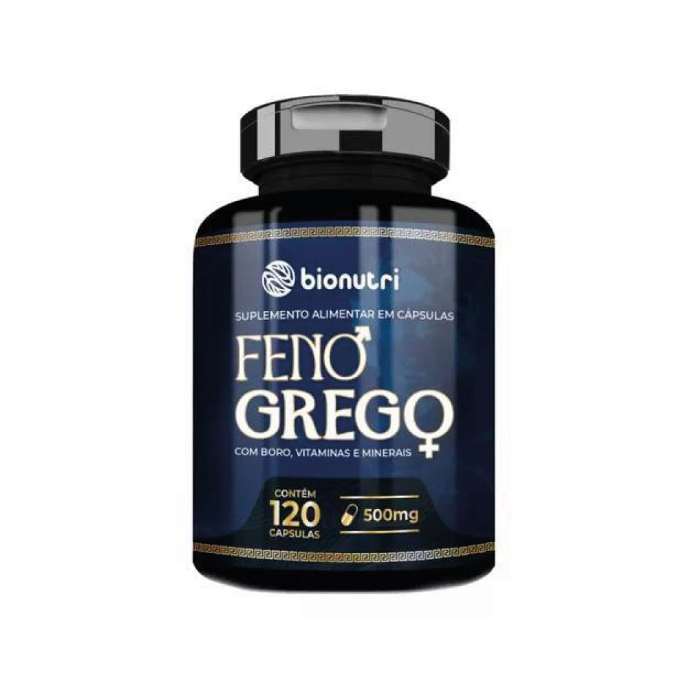 Fenugreek 500mg (Feno Grego) 120 Cápsulas - Bionutri - BH Suplementos