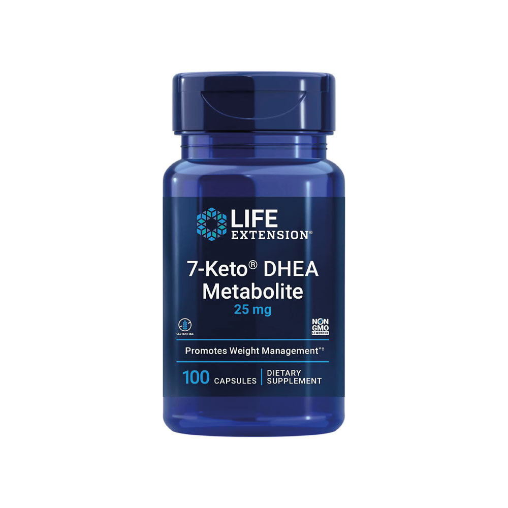 7-KETO DHEA Metabolite 25mg 100 Cápsulas - Life Extension - BH Suplementos