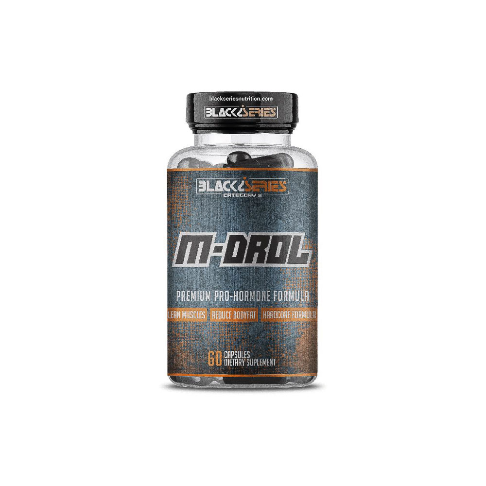 Pró-Hormonal M-Drol 60 Cápsulas - Black Series - BH Suplementos