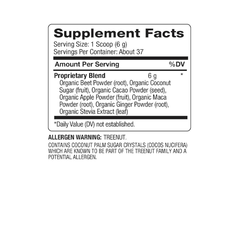 Energy & Stamina Blend Power 227g - Bareorganics - BH Suplementos
