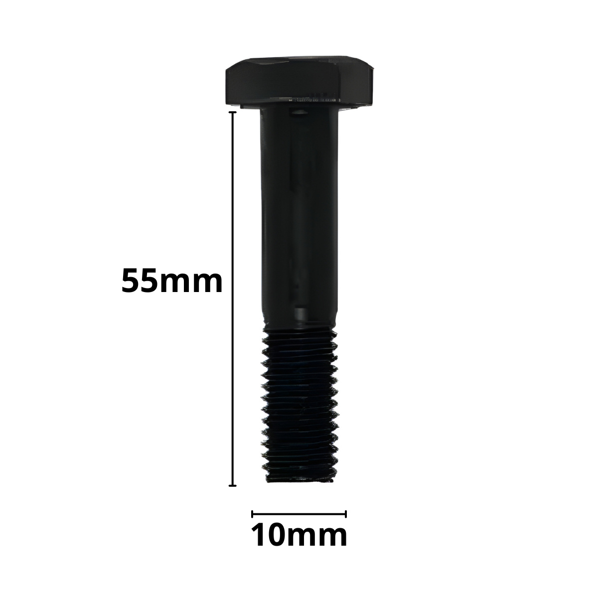 Parafuso Sextavado Rosca Parcial M10 x 55 MA 8.8 - Novo Rumo Parafusos