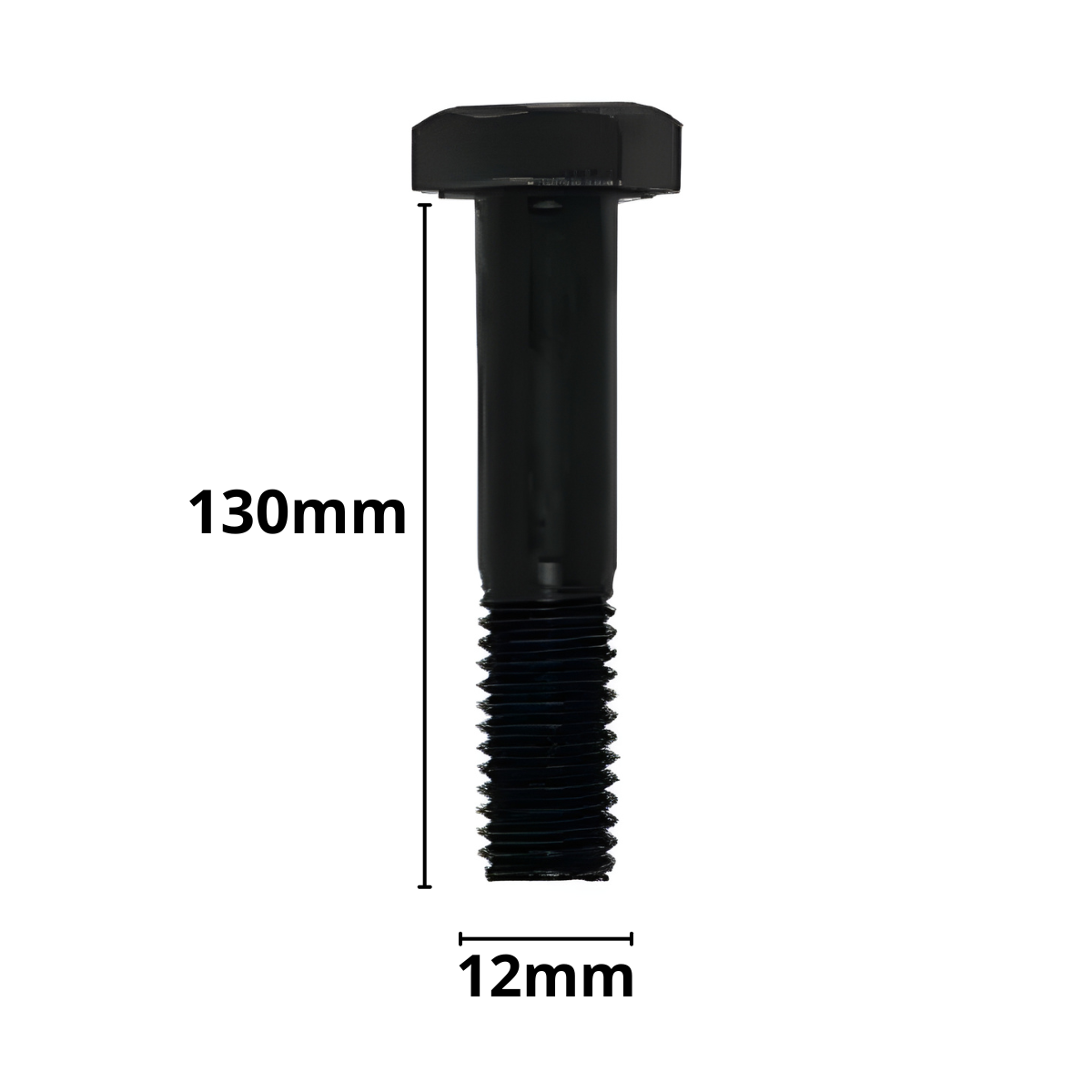 Parafuso Sextavado Rosca Parcial M12 x 130 MA 8.8 - Novo Rumo Parafusos