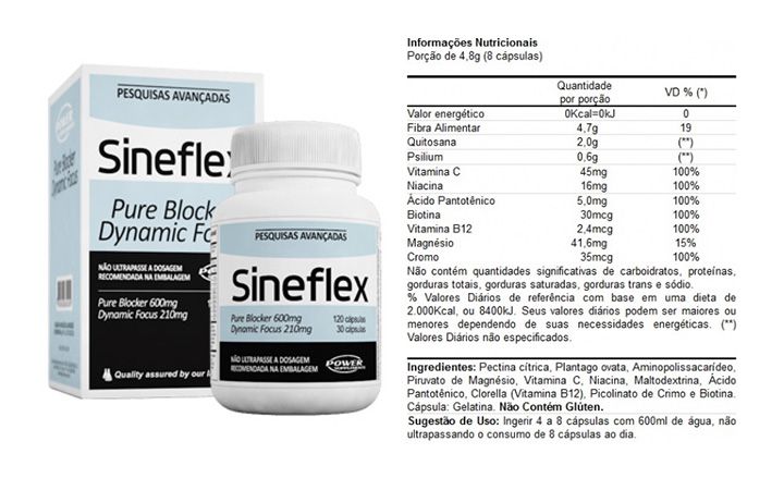 Combo 5 unidades - Sineflex - Power Supplements - Primo Suplementos ...