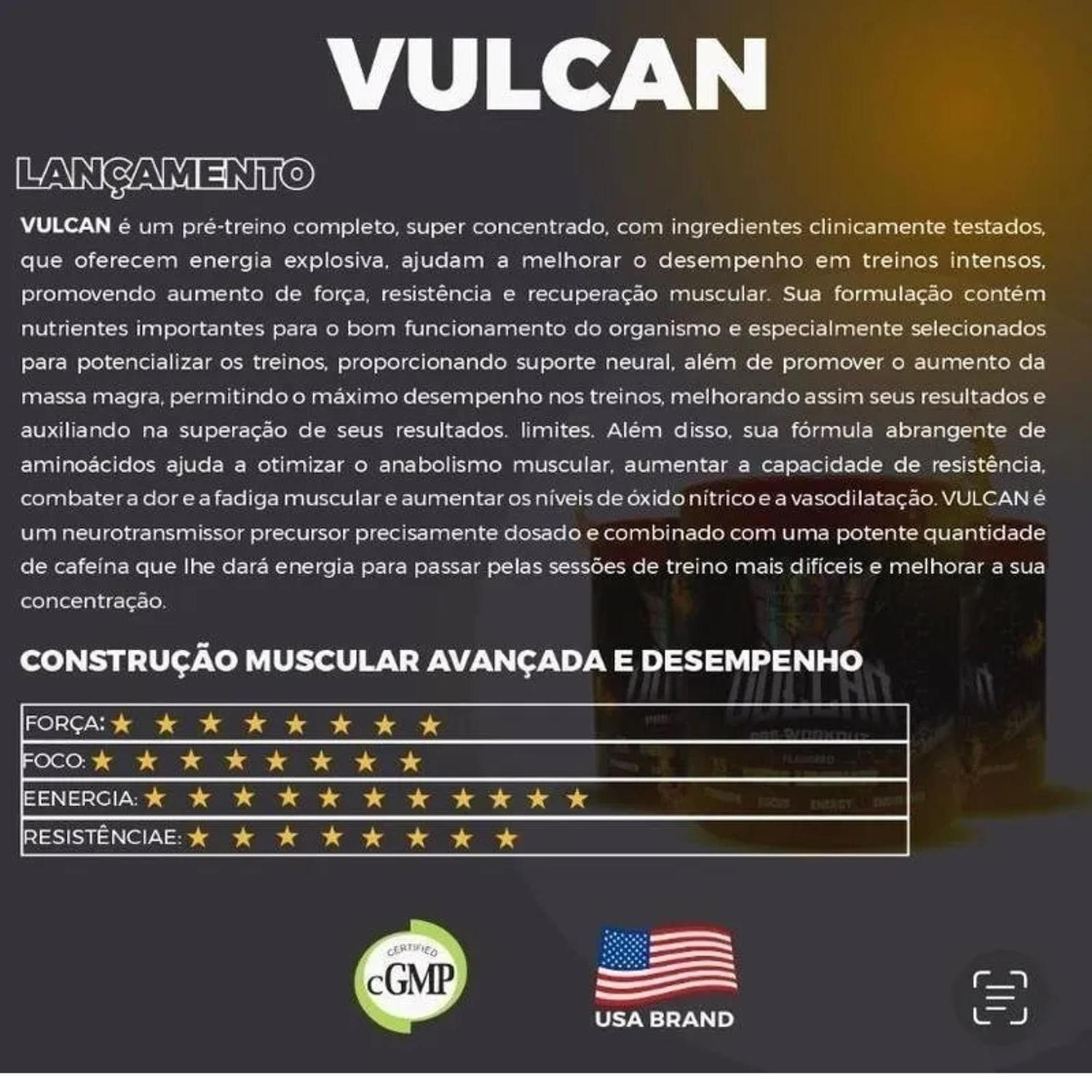 Aumente seu Desempenho com o Pre Treino Vulcan Dragon Elite - Primo ...