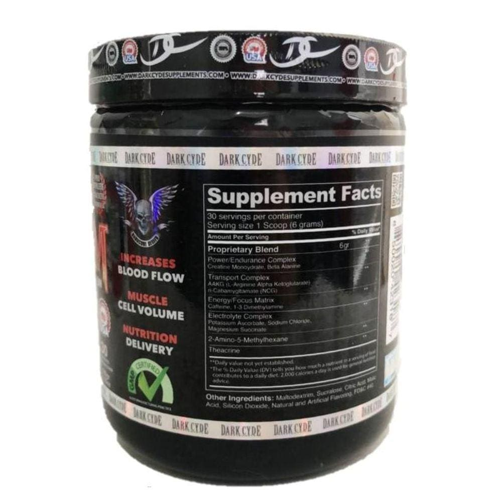 Pré Treino Phenom Plus 180g Dark Cyde - Energia, Foco e Recuperação ...