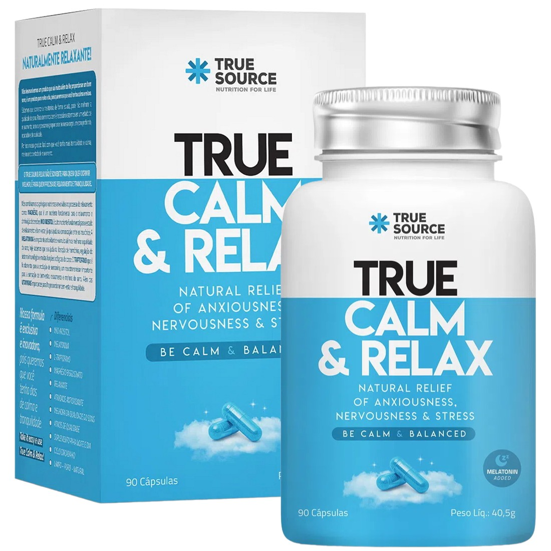 True Calm & Relax: Suplemento para relaxar e dormir - Primo Suplementos