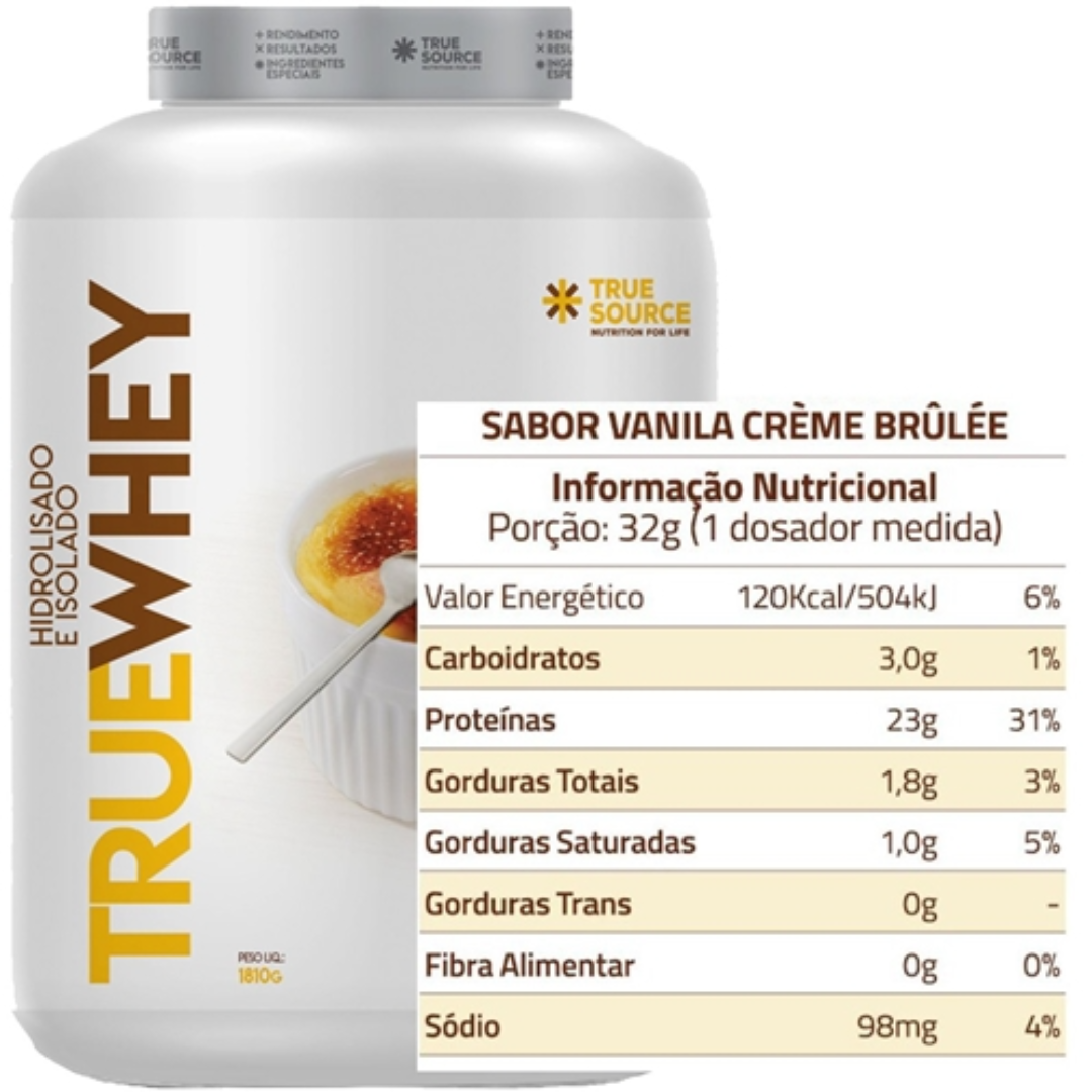 True Whey: 23g Proteína + 5,3g BCAA – Puro e Natural - Primo Suplementos