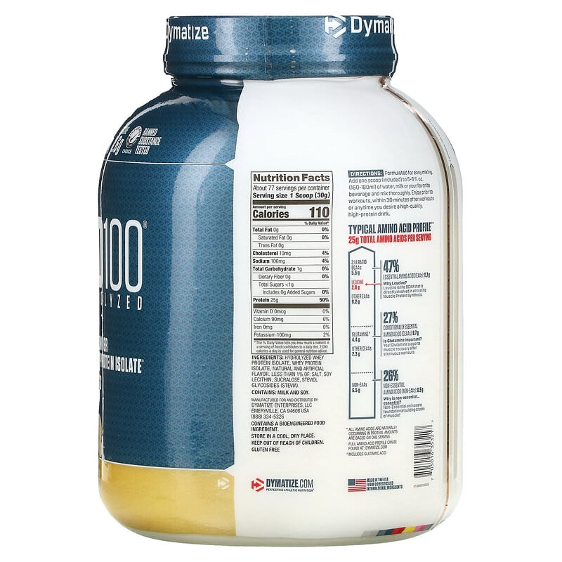 Iso 100 Whey Protein Isolado 5lb 2.2kg Dymatize Nutrition Comprar - Primo Suplementos