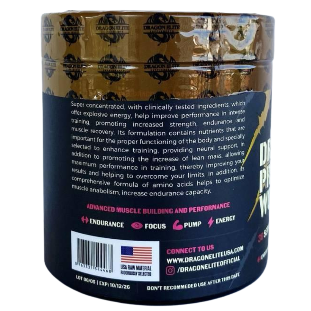 Dragon Pre Workout – Energia, Foco e Desempenho no Treino - Primo ...