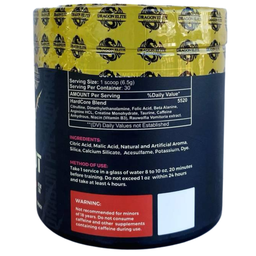 Dragon Pre Workout – Energia, Foco e Desempenho no Treino - Primo ...