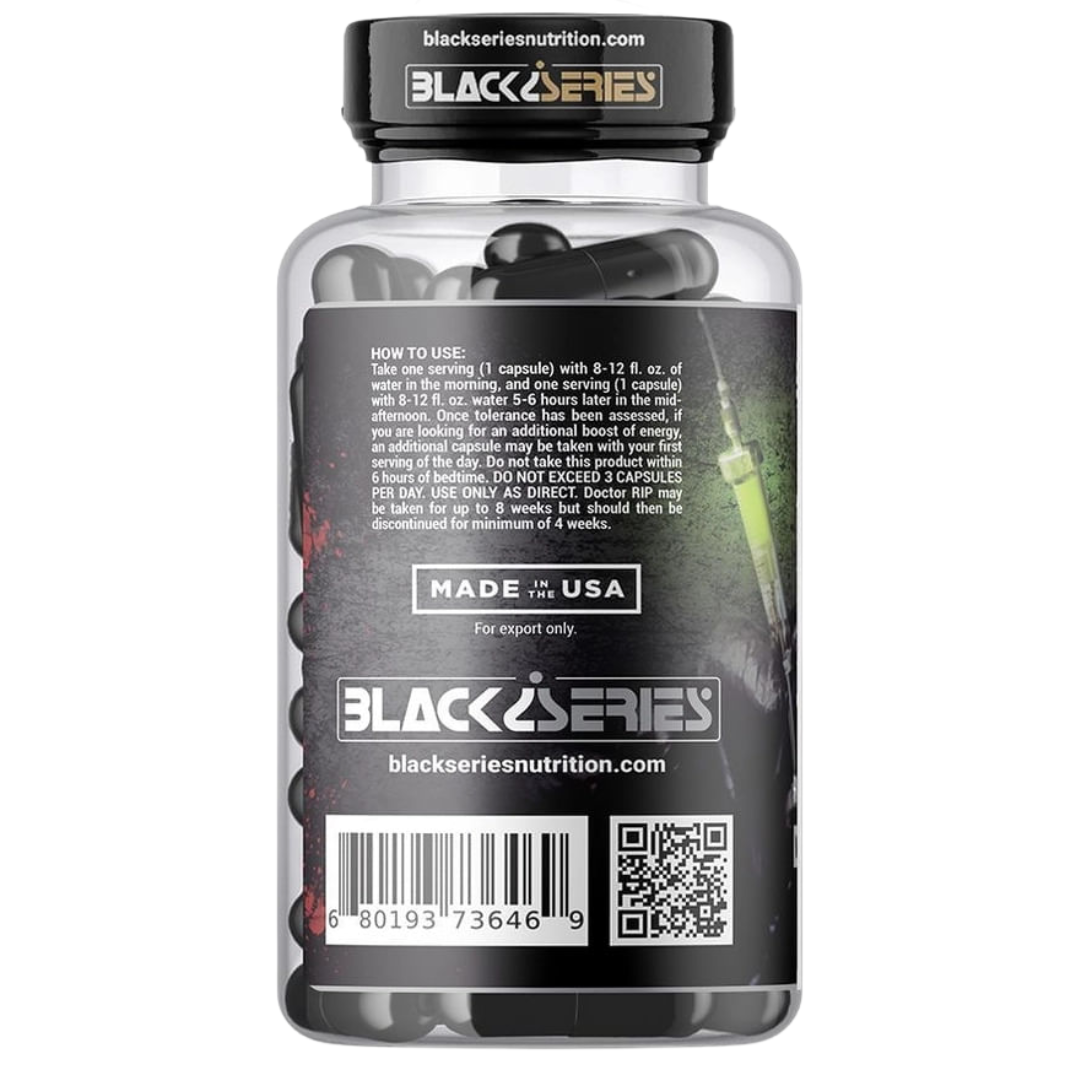 Doctor Rip Black Series - Termogênico com Ação Diurética - Primo ...