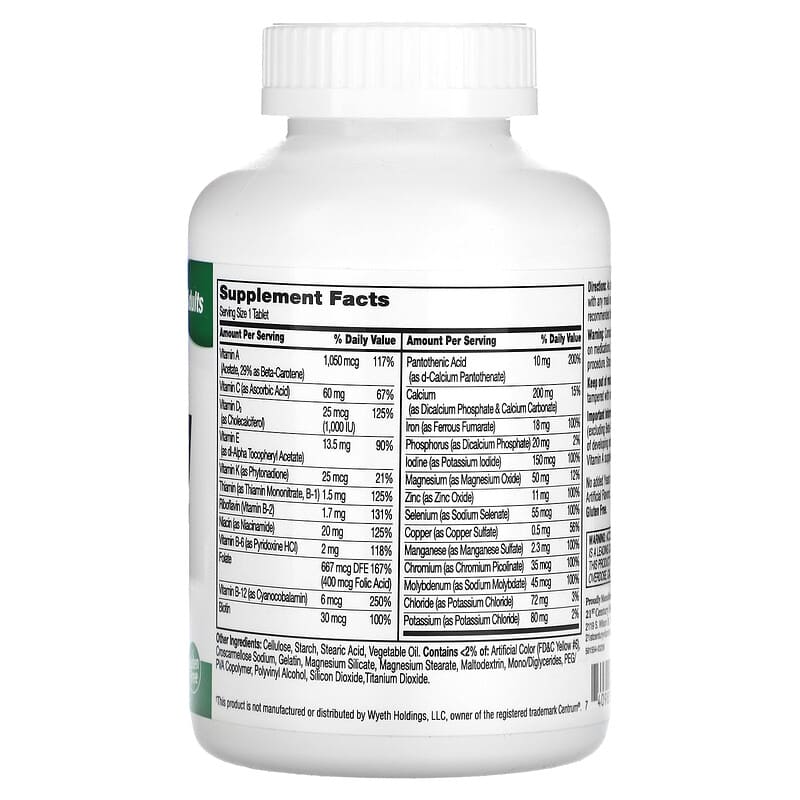 Multivitamínico Sentry 21st Century – 300 Tabletes Suplemento - Primo ...