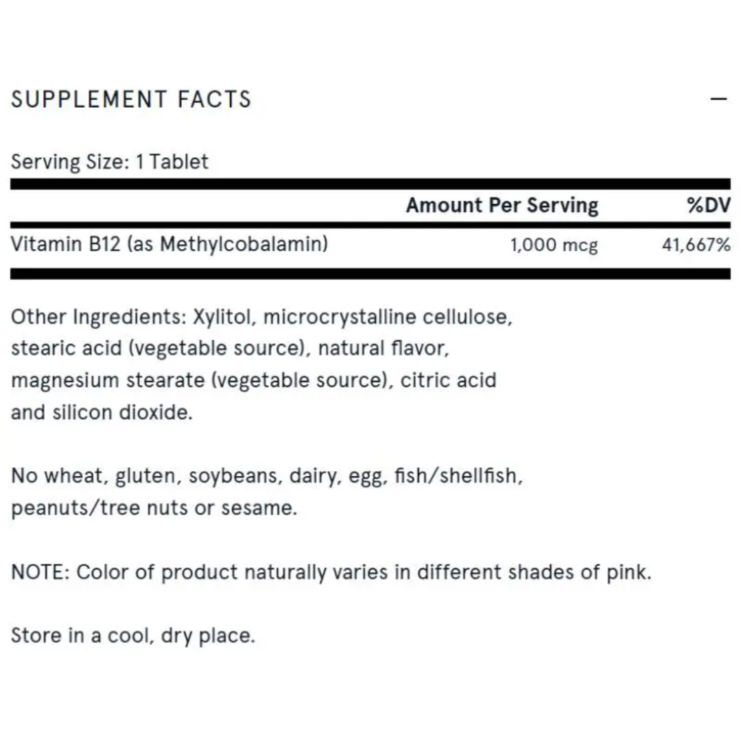 Metil Vitamina B‑12 1000 ui Jarrow – Energia e Cérebro Ativos - Primo ...
