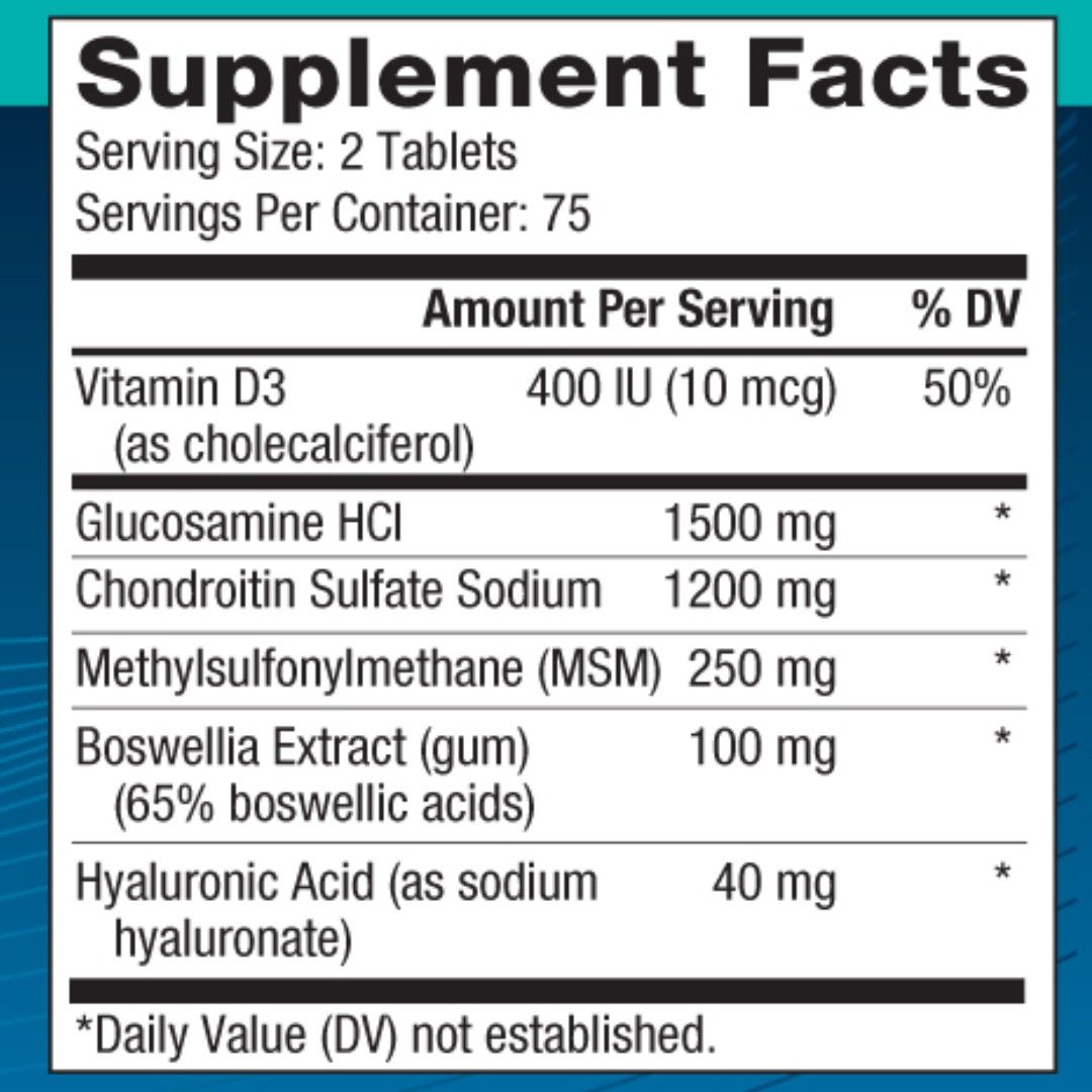 Superflex-6 Glucosamina, Condroitina e MSM 150 Tabletes - Primo Suplementos