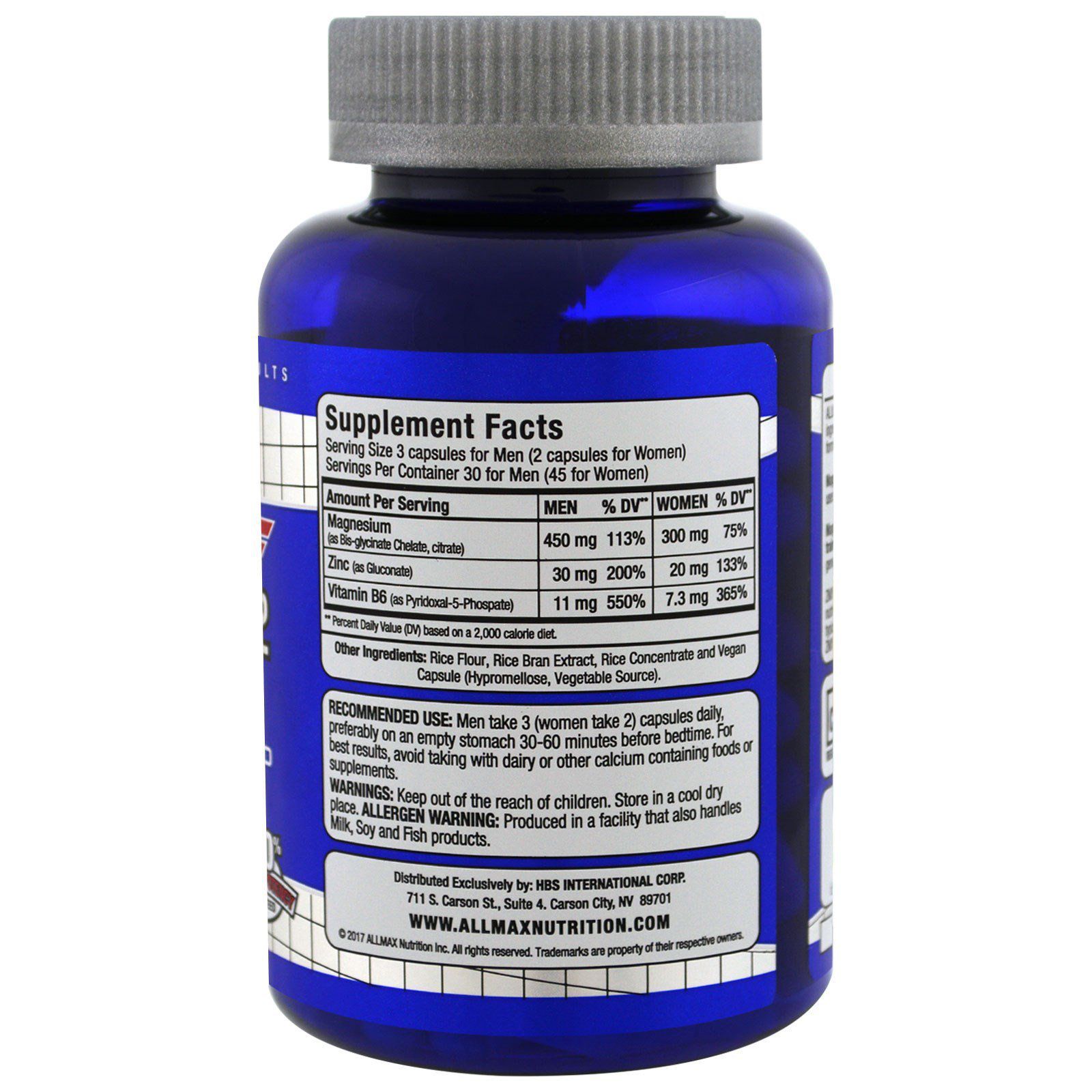 ZMA Zmx2 Advanced 90 Caps Allmax - Primo Suplementos
