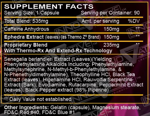 Hell Fire - 90 Cápsulas - Innovative Labs - Primo Suplementos