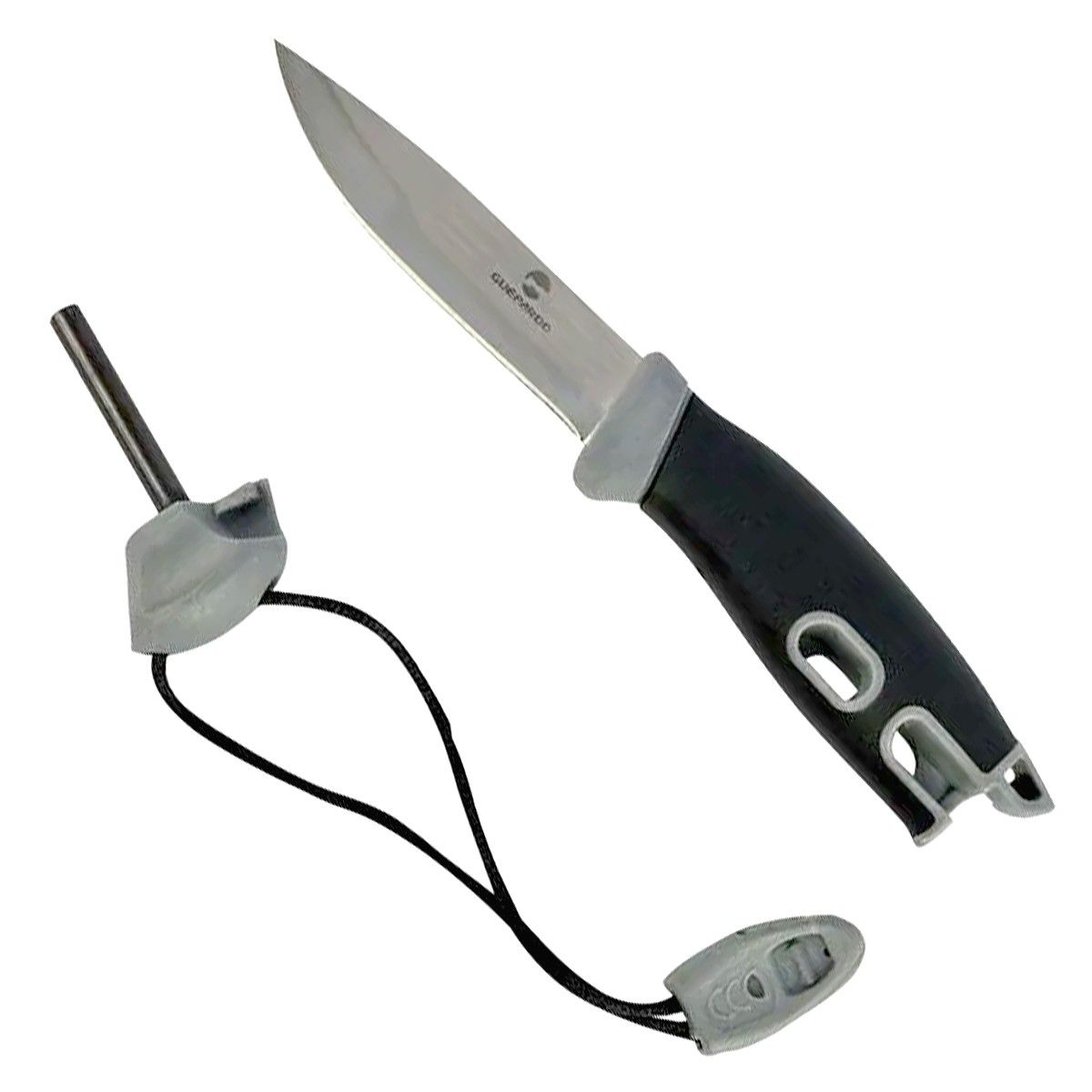 Faca Com Pederneira Kampy Aço Inox - Guepardo - Combat Airsoft ...