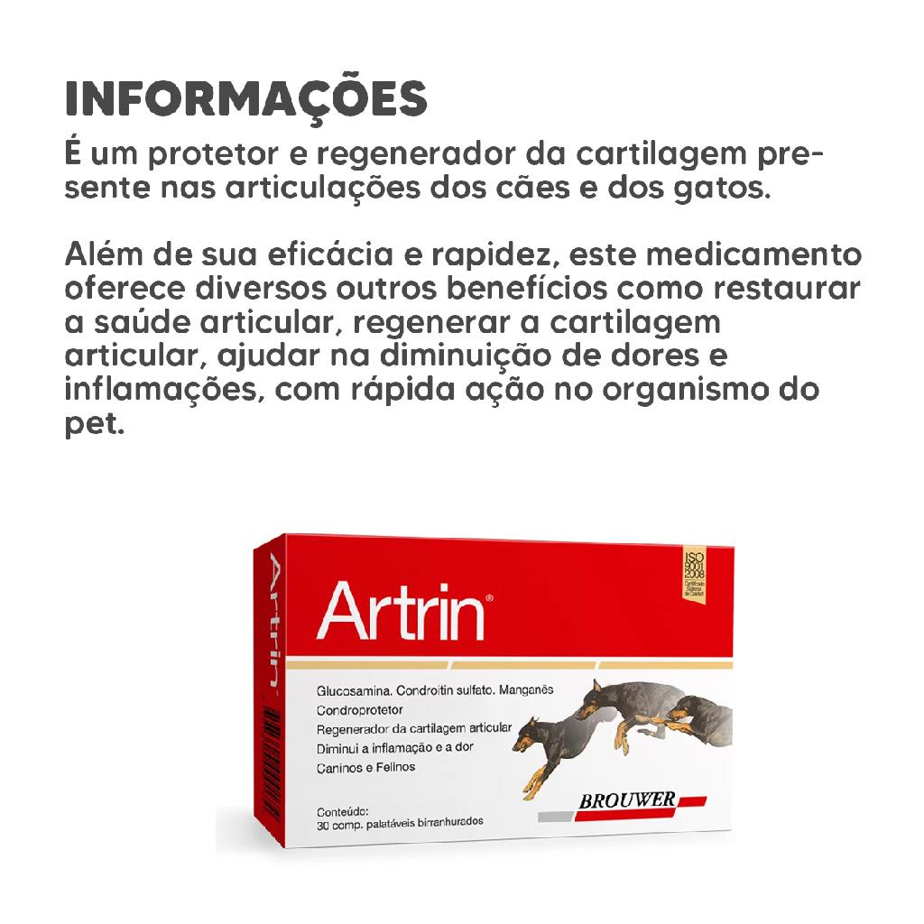 Artrin Condroprotetor Regenerador Articular - 30 Comprimidos - Mercado ...